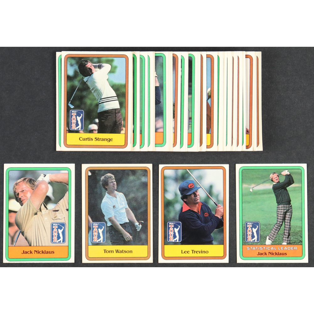 1981 Donruss Golf Complete Set Of (66) Cards With Jack Nicklaus #nno Sl 