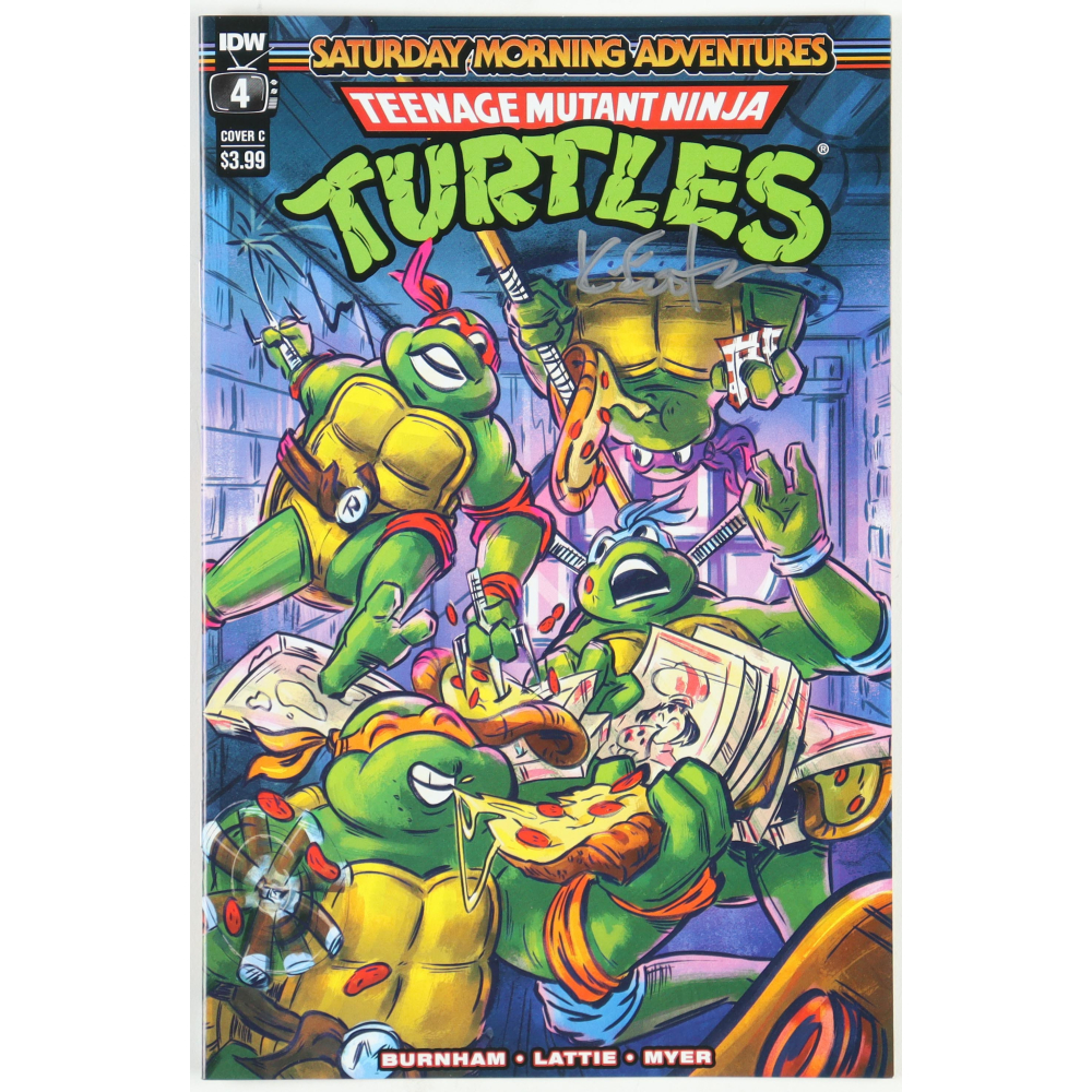 Kevin Eastman Signed "Teenage Mutant Ninja Turtles" Saturday Morning ...