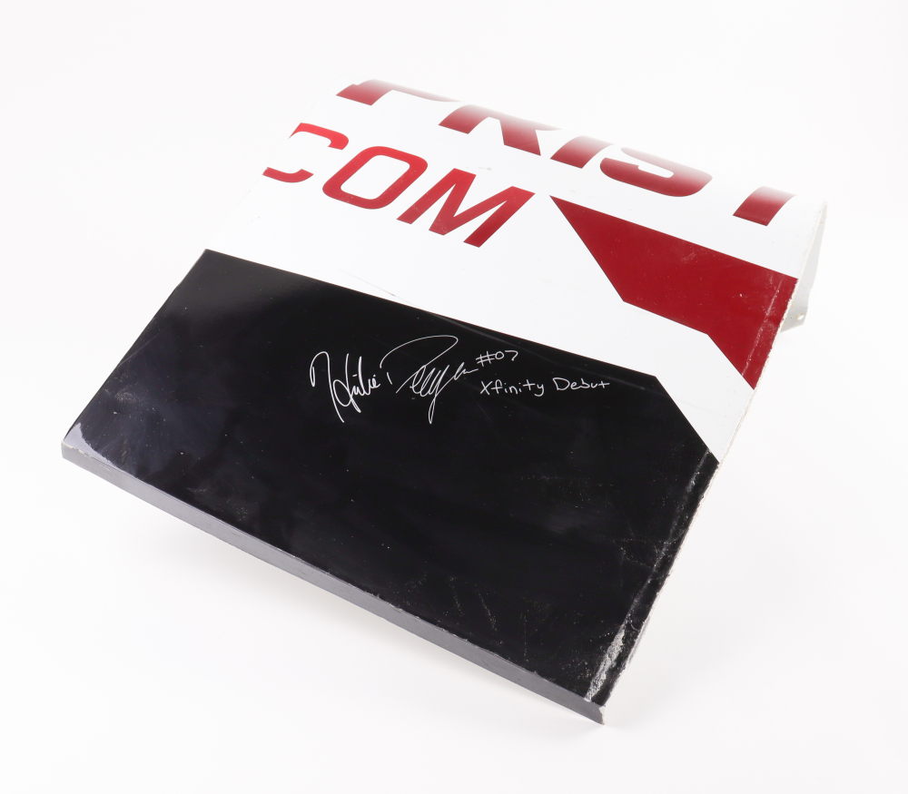Hailie Deegan Signed Race Used NASCAR 2022 Xfinity Debut Sheet Metal ...
