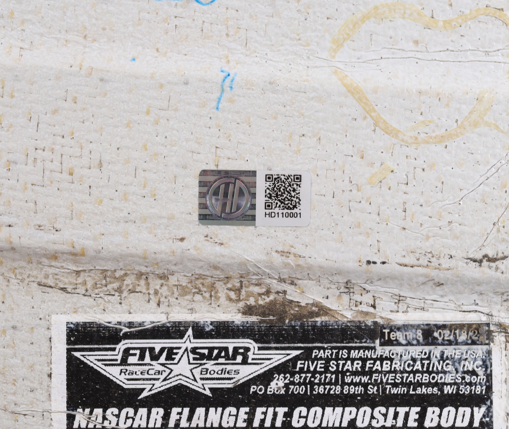 Hailie Deegan Signed Race Used NASCAR 2022 Xfinity Debut Sheet Metal ...