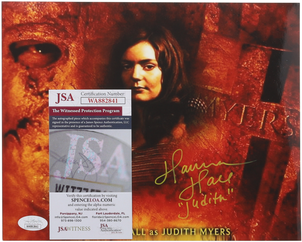 Hanna Hall Signed "Halloween" 8x10 Photo Inscribed "Judith" (JSA ...