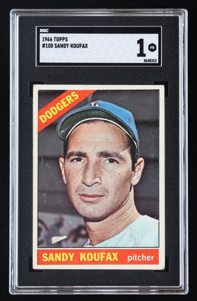 Sandy Koufax 1966 Topps #100 (SGC 1) | Pristine Auction