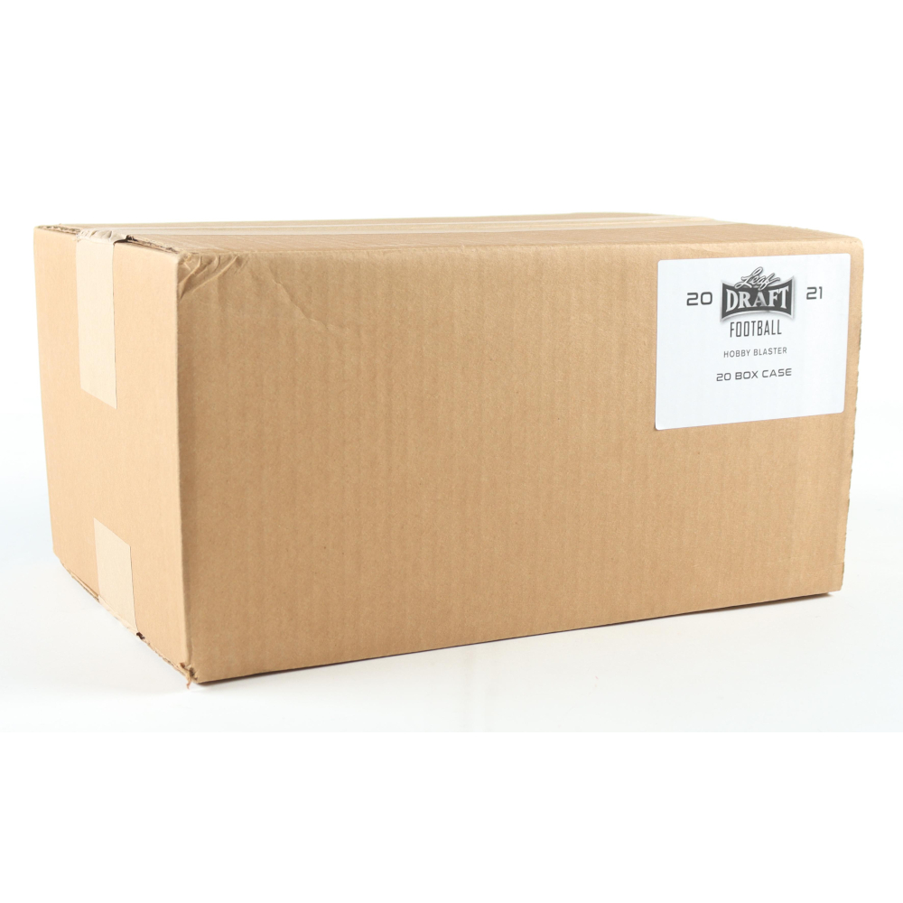 2021 Leaf Draft Football Hobby Blaster Box Case with (20) Boxes ...