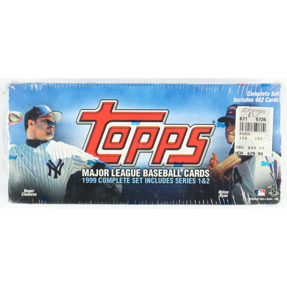 1999 Topps Baseball Complete Set of (462) Cards with Mark McGwire #220 ...