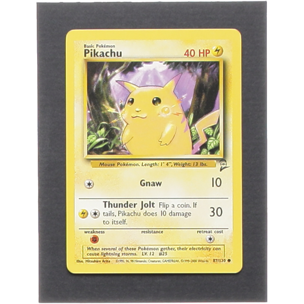Pikachu 2000 Pokemon Base 2 Unlimited #87 | Pristine Auction