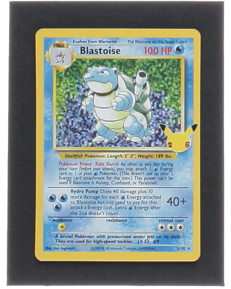 Blastoise 2021 Pokemon Celebrations Classic Collection Confetti ...