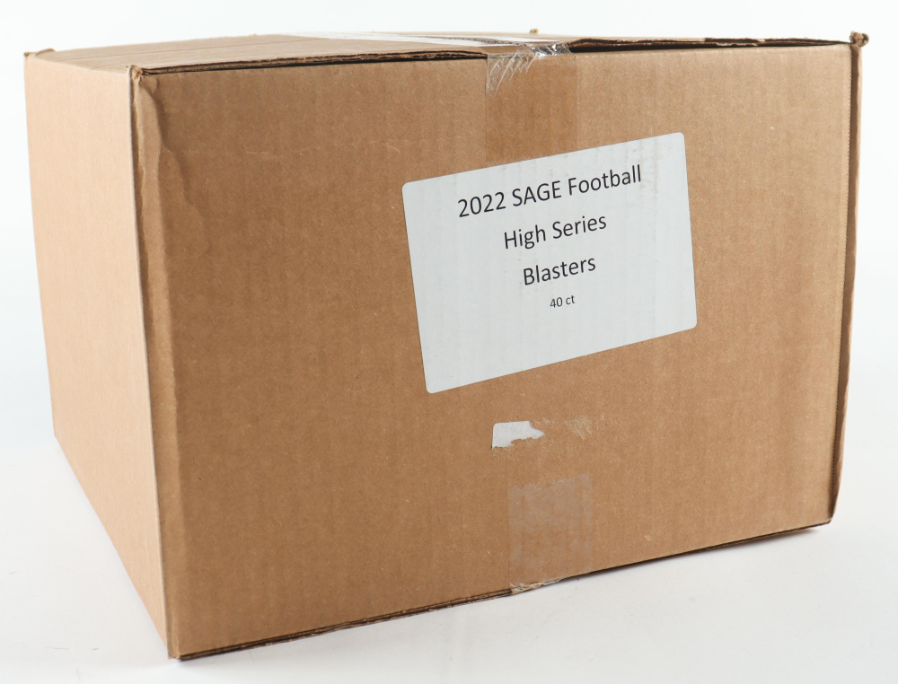2022 Sage Hit High Series Football Blaster Box Case with (40) Boxes ...