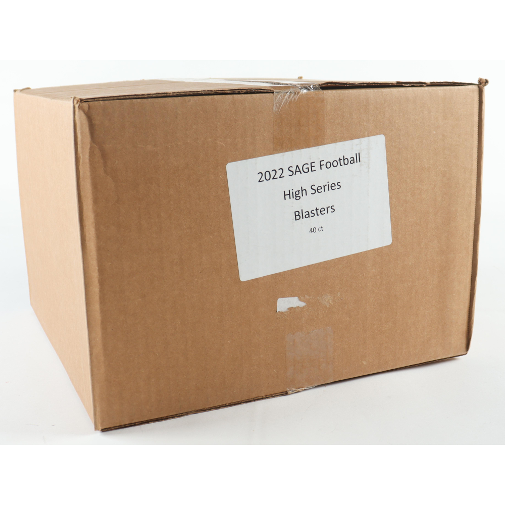 2022 Sage Hit High Series Football Blaster Box Case With 40 Boxes 2022-sage-hit-high-series-football-blaster-box-case-with-40-boxes