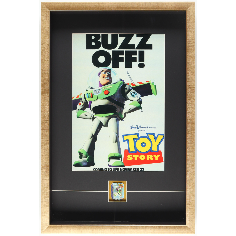 Toy Story "Buzz Off!" Custom Shadowbox Framed Poster Print with Mini ...