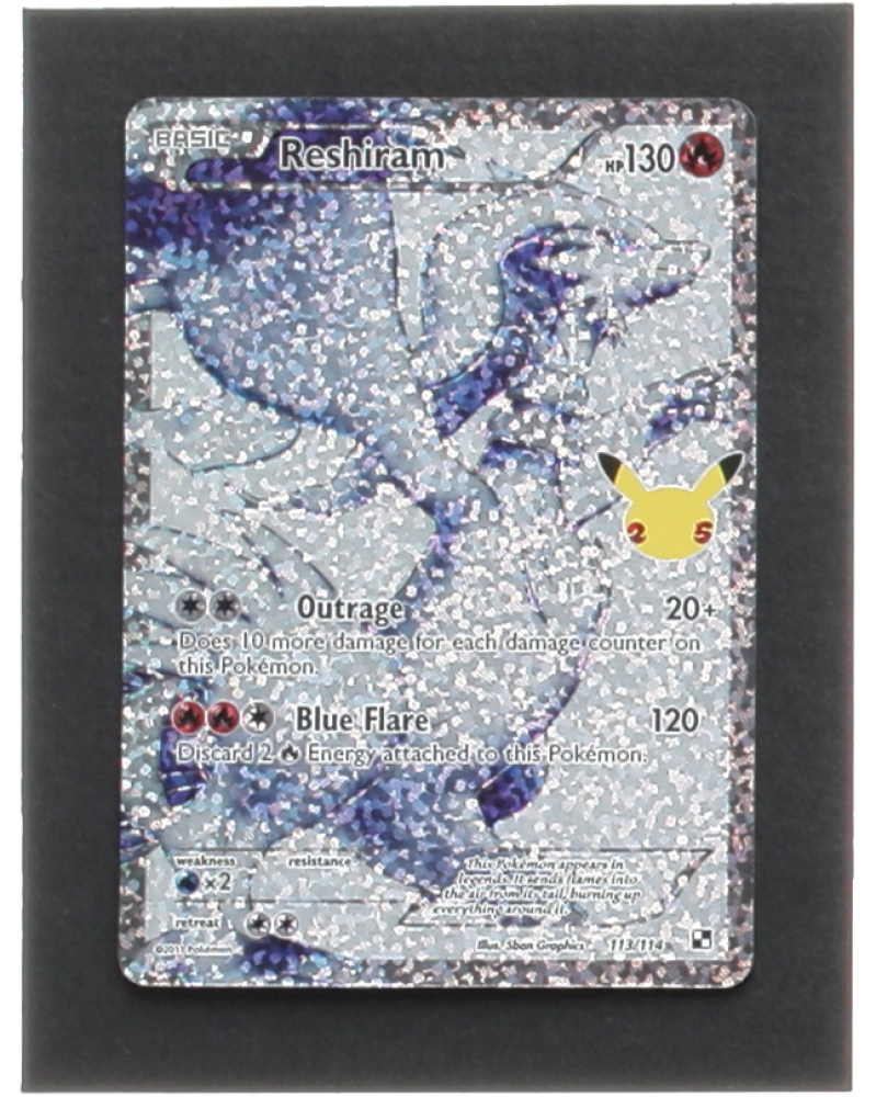Reshiram 2021 Pokemon Celebrations Classic Collection Confetti Holofoil ...