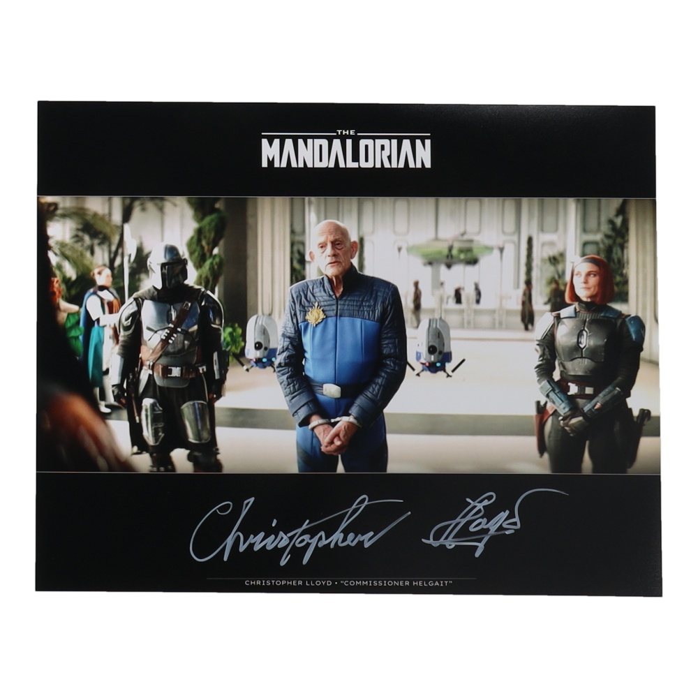 Christopher Lloyd Signed "The Mandalorian" 11x14 Photo (ACOA ...