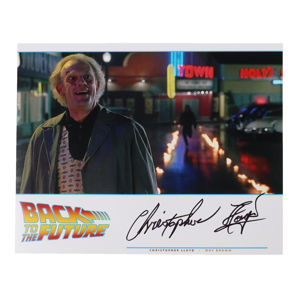 Christopher Lloyd Signed "Back To The Future" 11x14 Photo (ACOA ...