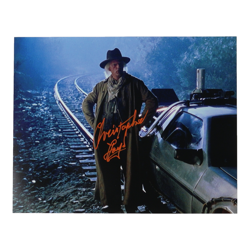 Christopher Lloyd Signed "Back To The Future" 11x14 Photo (ACOA ...