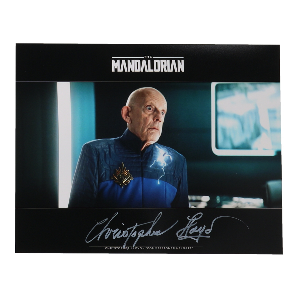 Christopher Lloyd Signed "The Mandalorian" 11x14 Photo (ACOA ...