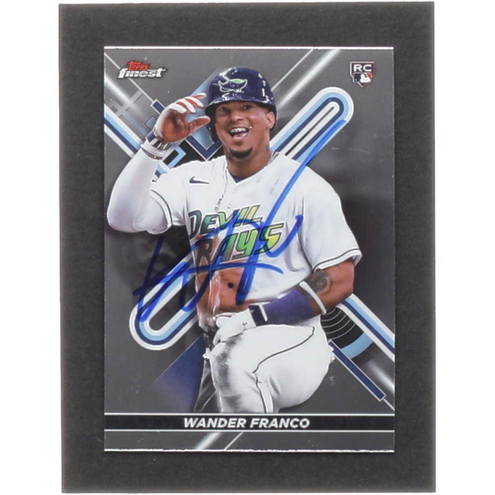 Wander Franco Signed 2022 Finest #2 RC (Franco) | Pristine Auction
