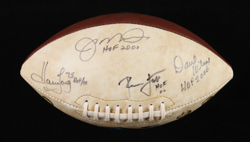 NFL 2000 Hall of Fame Class Logo Football Signed By (4) With Joe ...
