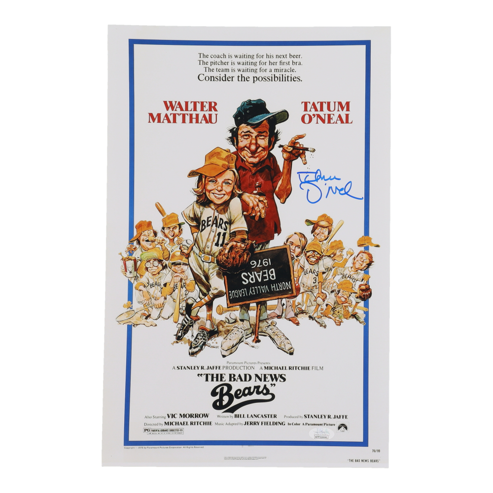 Tatum O'Neal Signed "The Bad News Bears" 11x17 Photo (JSA) | Pristine ...