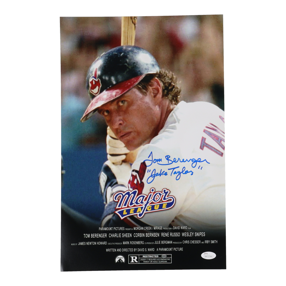 Tom Berenger Signed "Major League" 11x17 Photo Inscribed "Jake Taylor ...