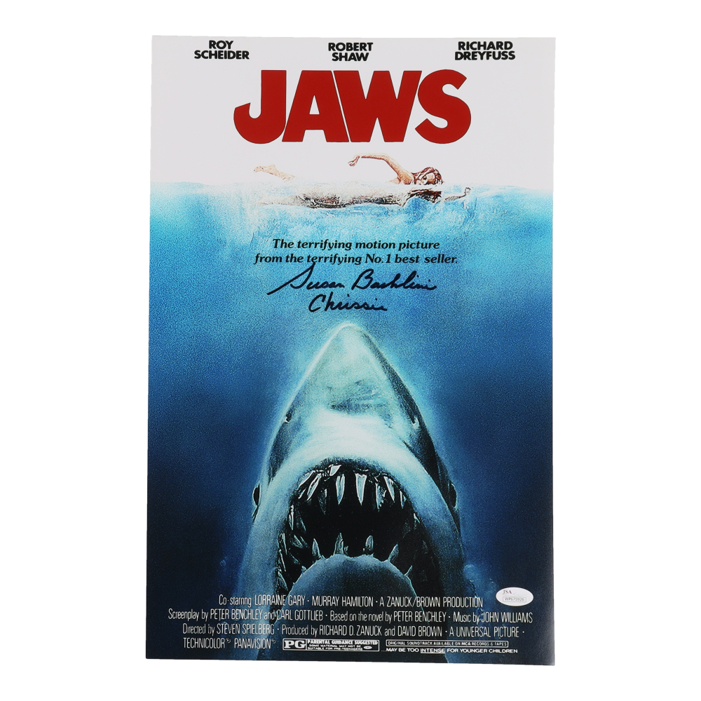 Susan Backlinie Signed "Jaws" 11x17 Photo Inscribed "Chrissie" (JSA) | Pristine Auction