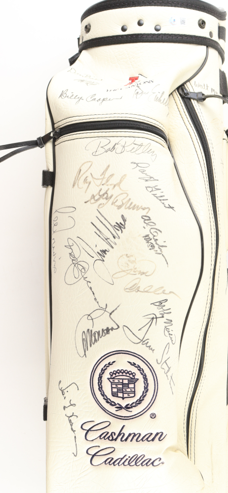 Senior PGA Tour Greats Golf Bag Signed by (26) with Billy Casper ...