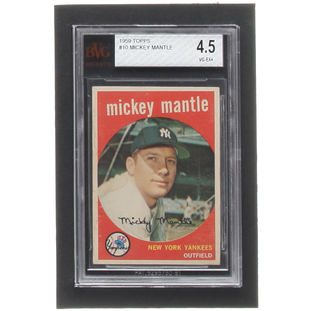 Mickey Mantle 1959 Topps #10 (BVG 4.5) | Pristine Auction