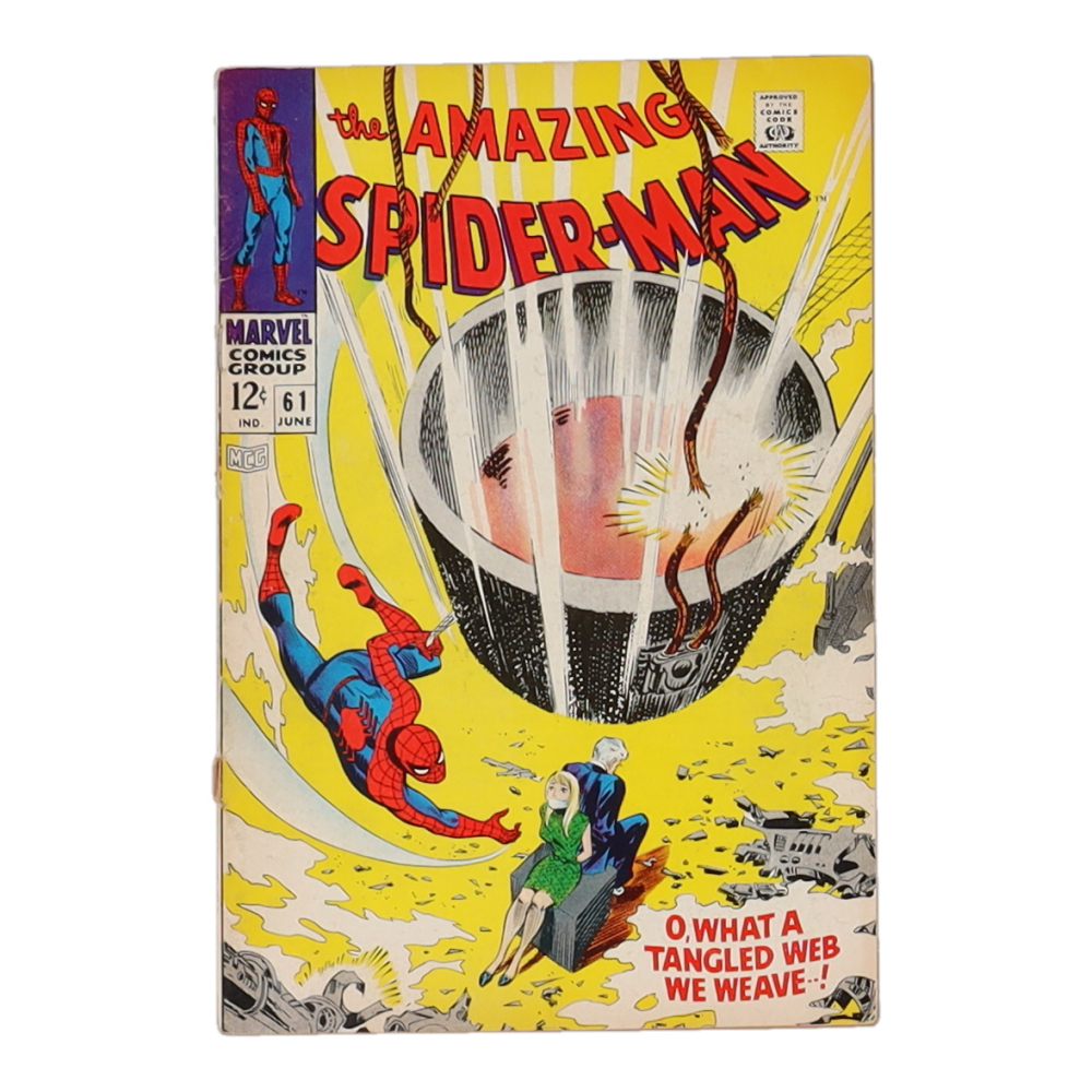1968 The Amazing Spider Man Issue 61 Marvel Comic Book Pristine Auction
