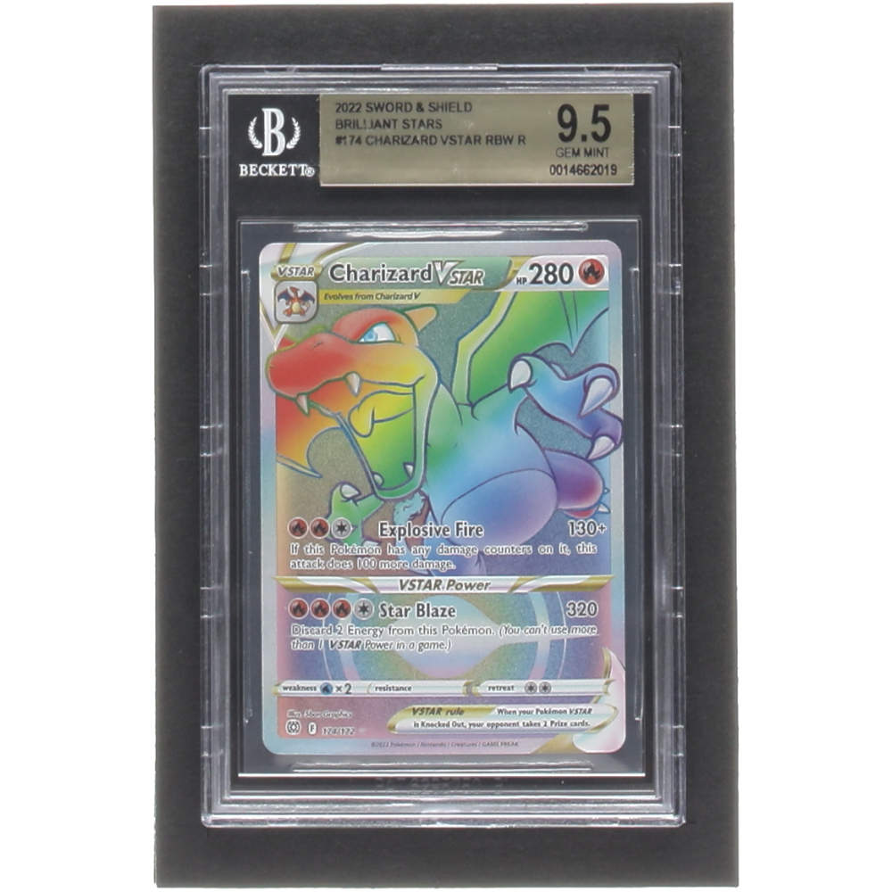 Charizard VSTAR 2022 Pokemon Sword and Shield Brilliant Stars #174 (BGS ...