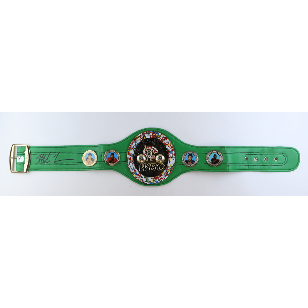 Mike Tyson Signed Full-Size WBC Heavyweight Championship Belt (JSA ...