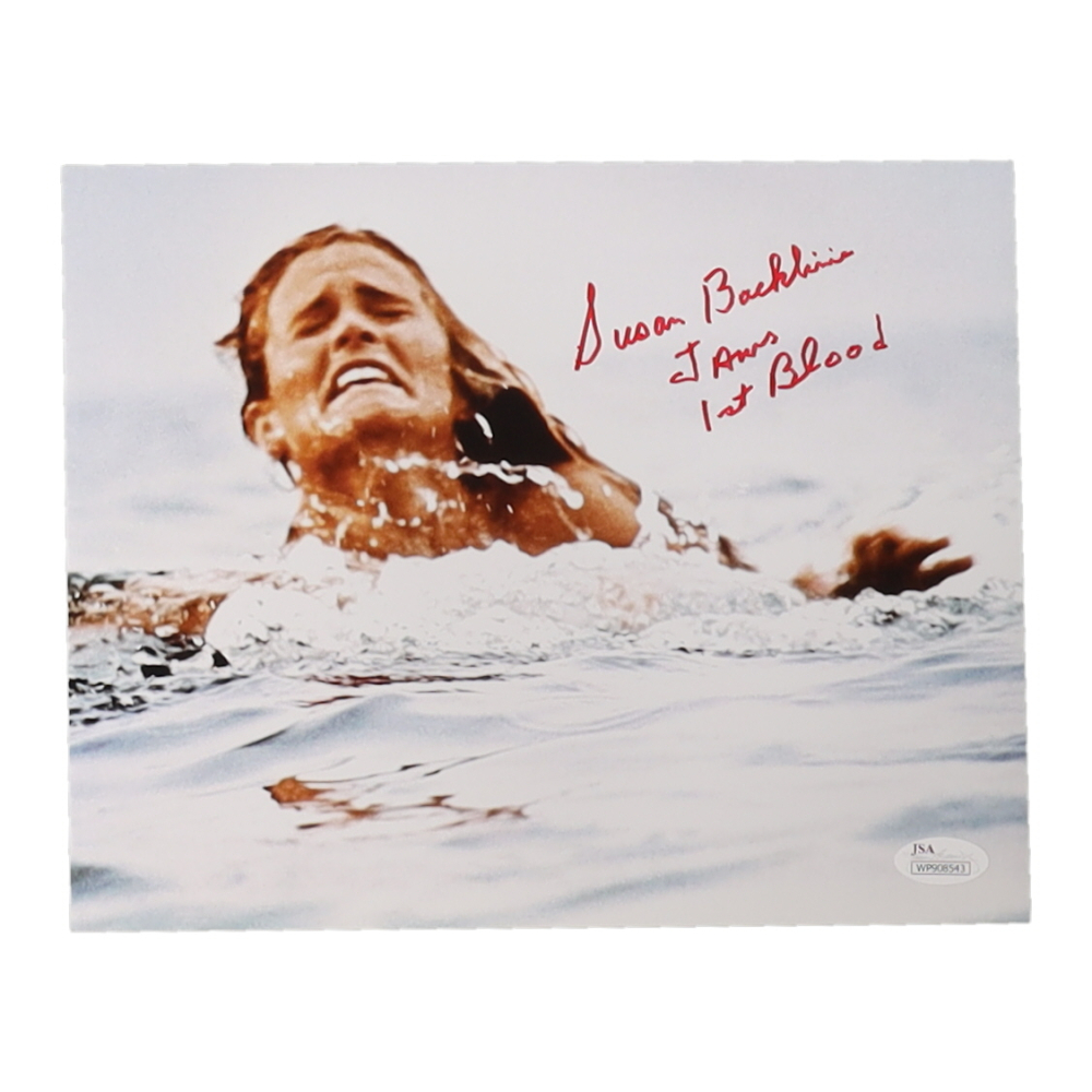 Susan Backlinie Signed "Jaws" 8x10 Photo Inscribed "Jaws" & "1st Blood ...