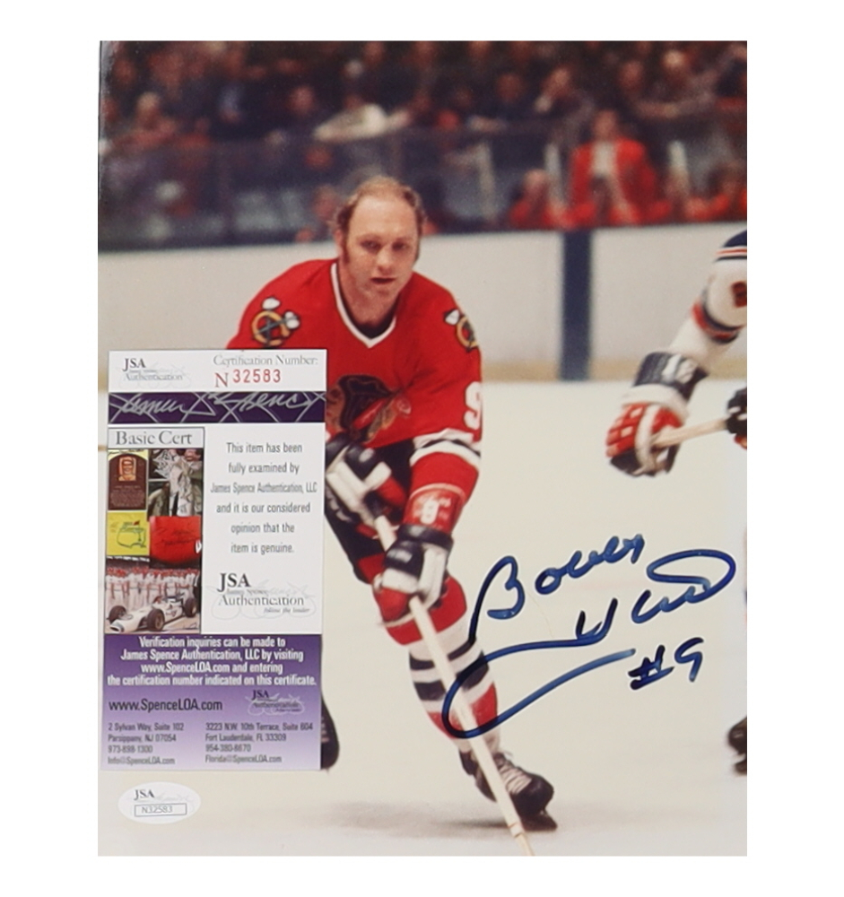 Bobby Hull Signed Blackhawks 8x10 Photo (JSA) | Pristine Auction