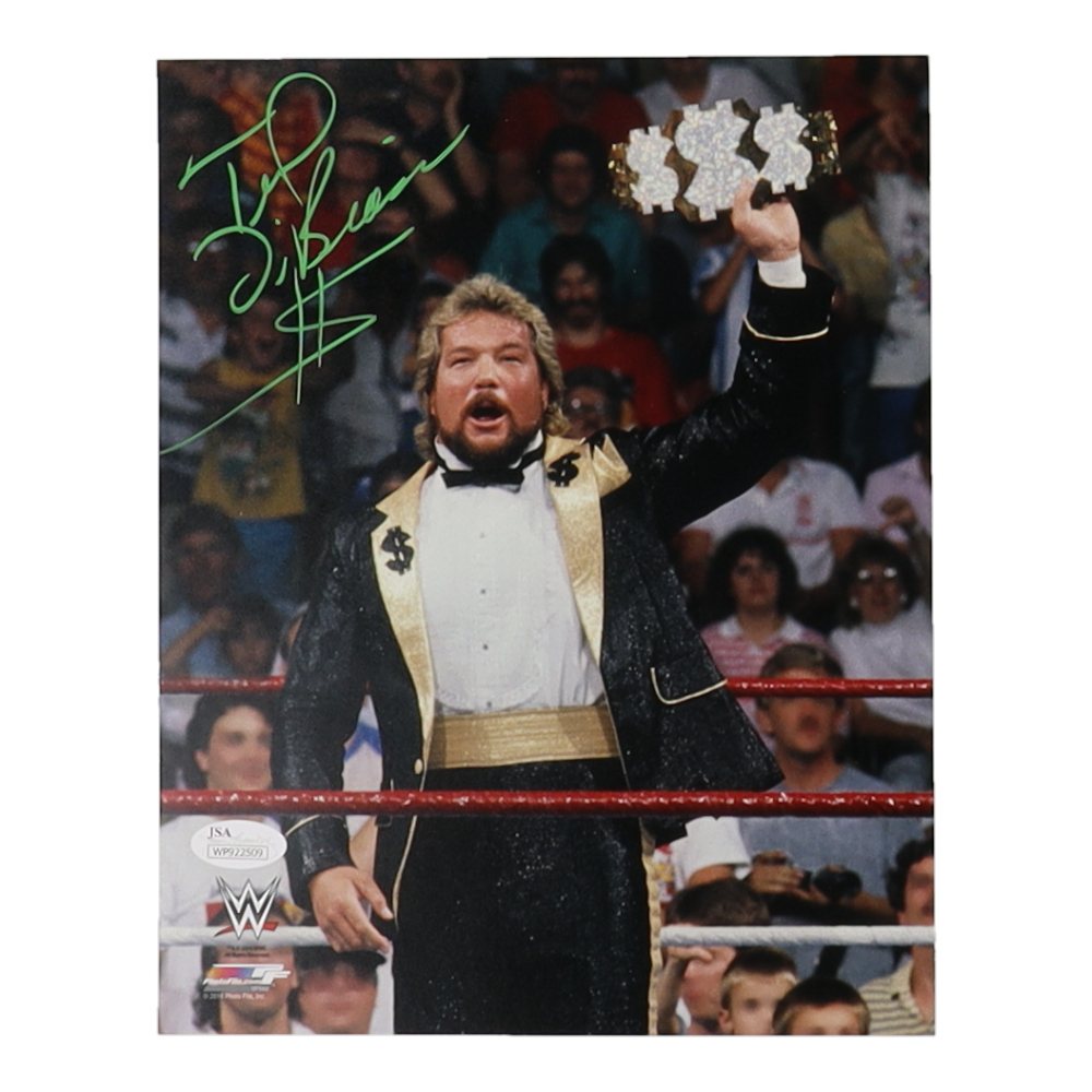 Ted DiBiase Signed WWE 8x10 Photo Inscribed "$" (JSA) | Pristine Auction