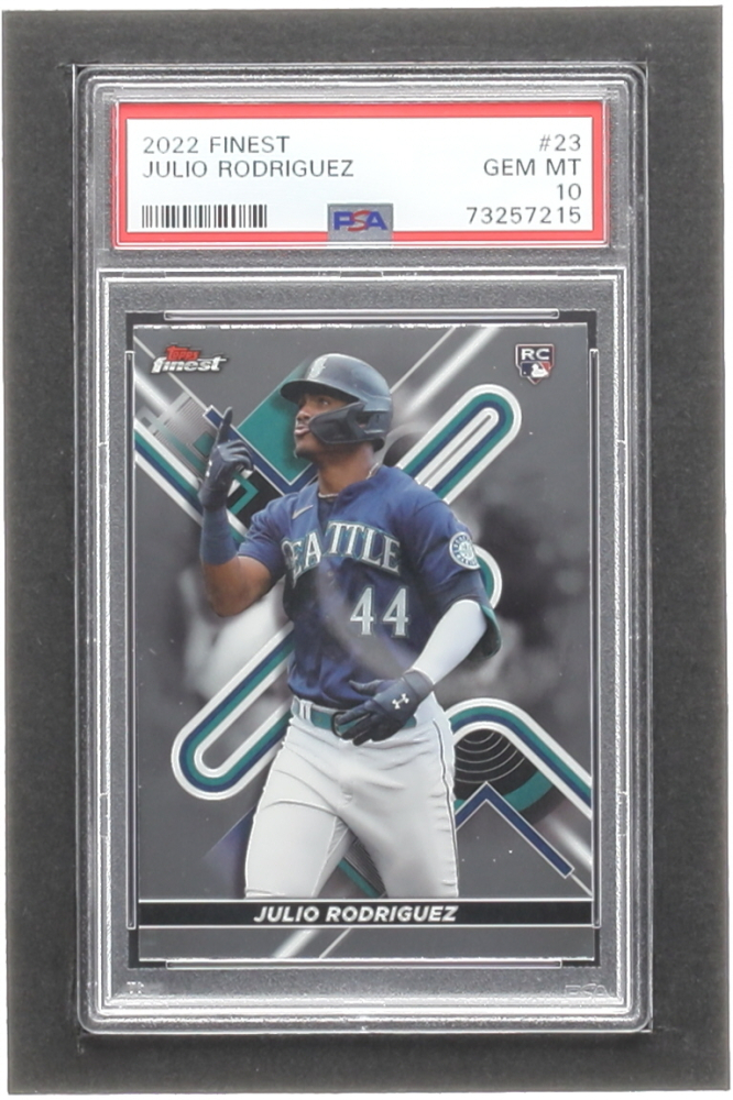 Julio Rodriguez 2022 Finest #23 RC (PSA 10) | Pristine Auction