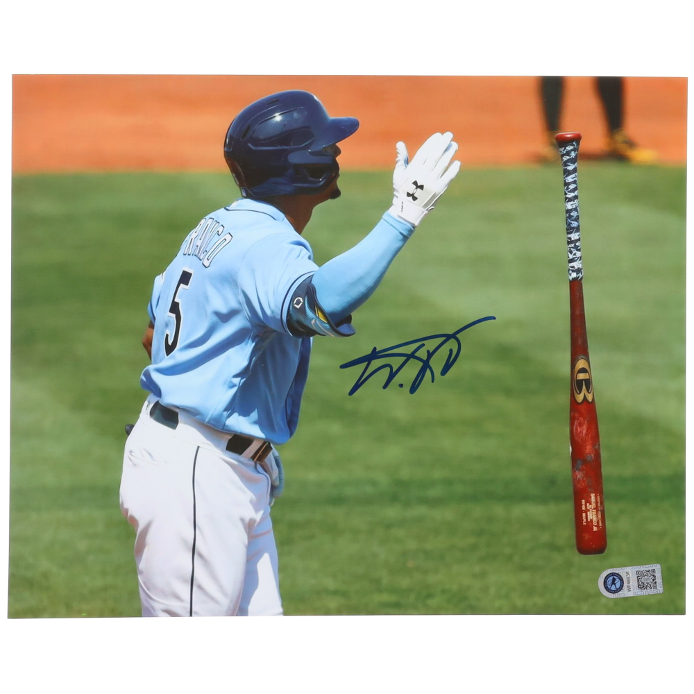 Wander Franco Signed Rays 8x10 Photo (Franco) | Pristine Auction