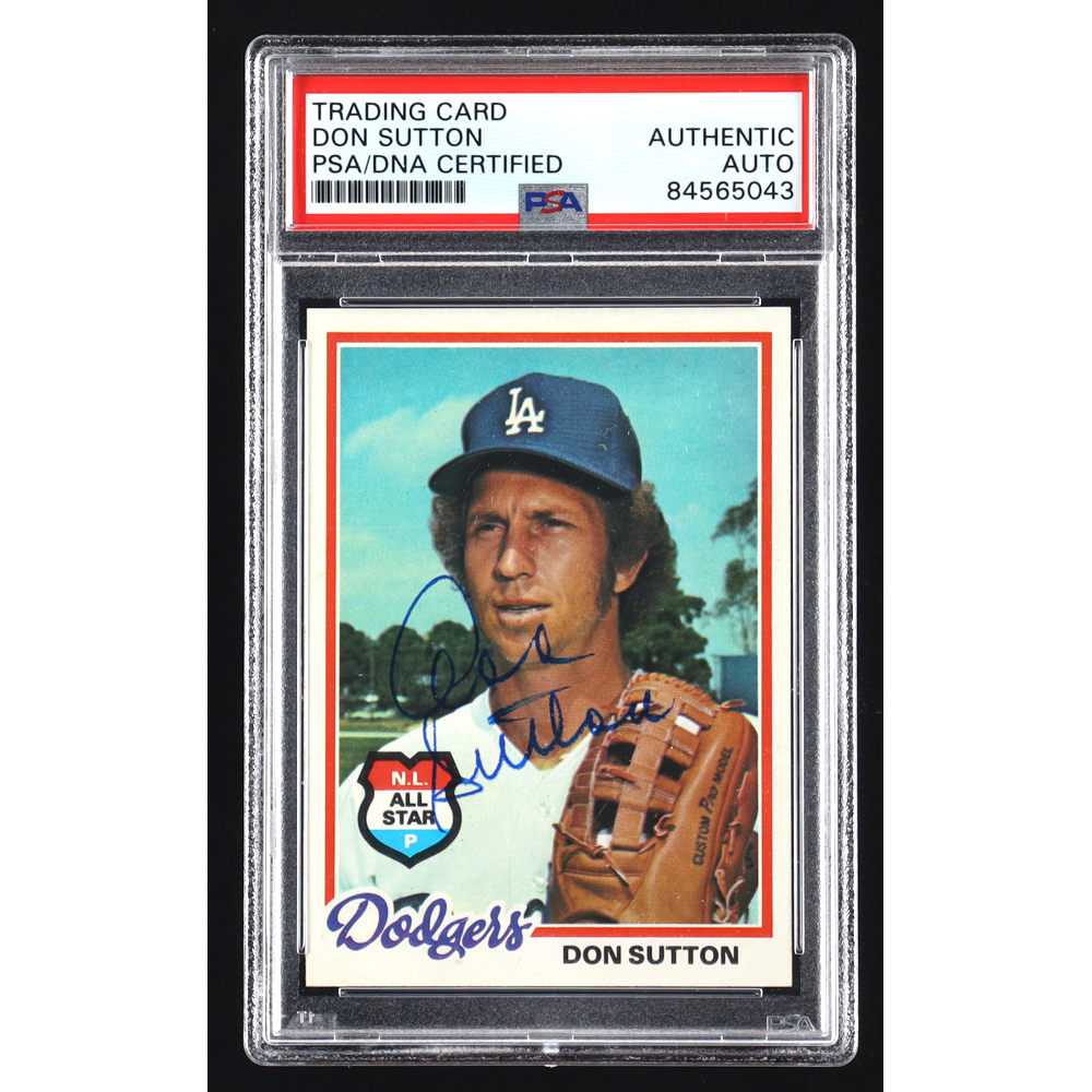 Don Sutton Signed 1978 Topps #310 (PSA) | Pristine Auction