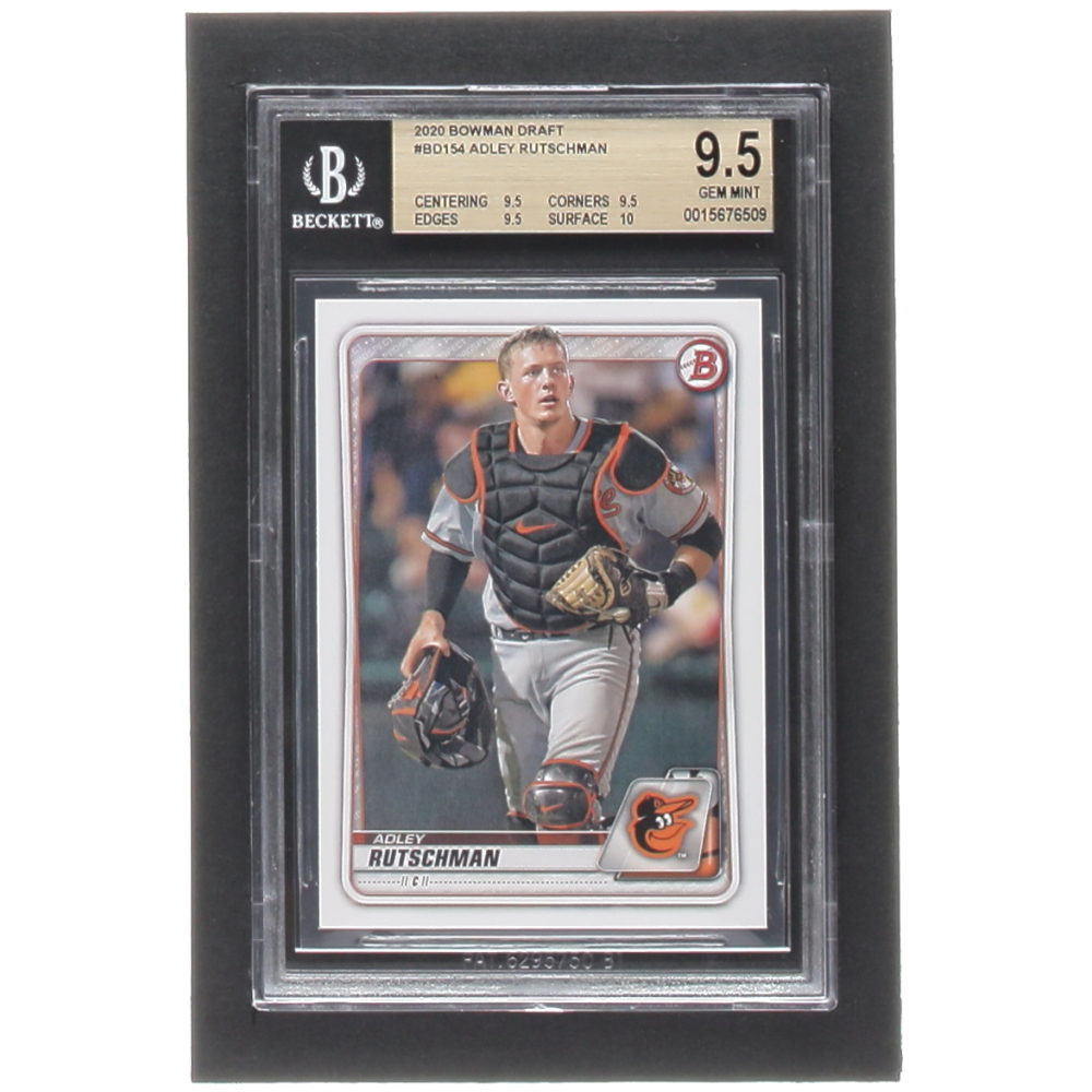 Adley Rutschman 2020 Bowman Draft #BD154 RC (BGS 9.5) | Pristine Auction