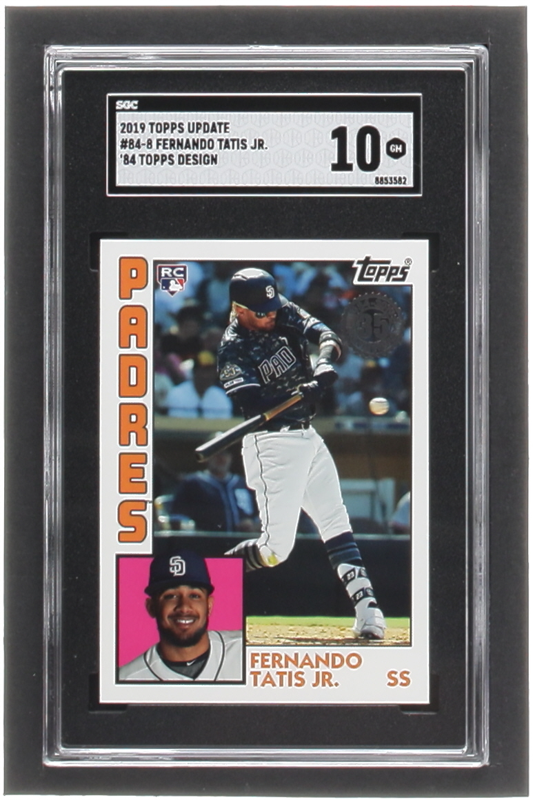 Fernando Tatis Jr. 2019 Topps Update '84 Topps #848 RC (SGC 10 ...