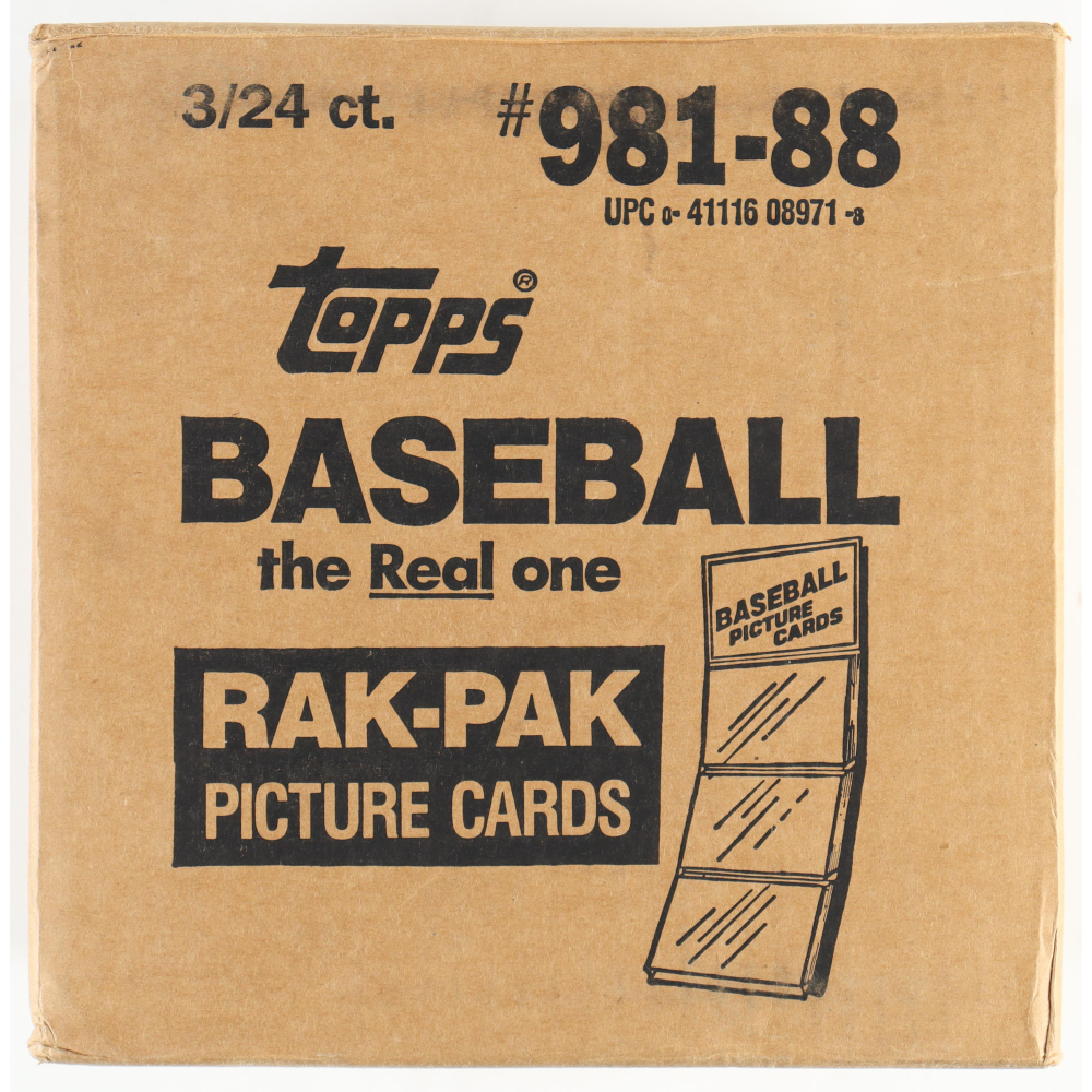 1988 Topps Baseball Rack Box Case with (3) Boxes | Pristine Auction