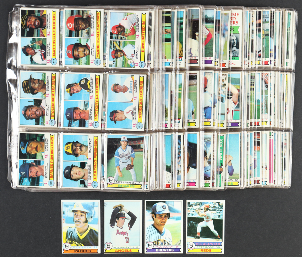 1979 Topps Baseball Complete Set of (726) Cards with Ozzie Smith #116 ...