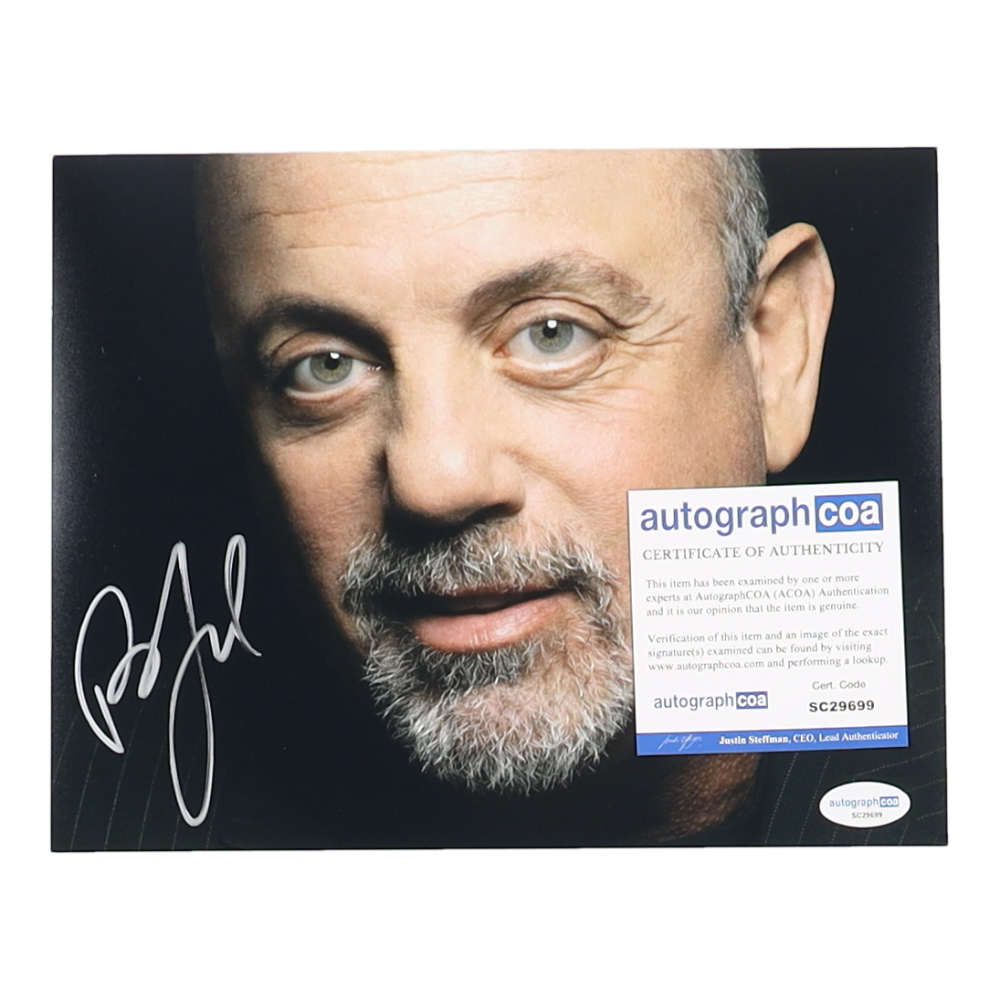 Billy Joel Signed 8x10 Photo (AutographCOA) | Pristine Auction