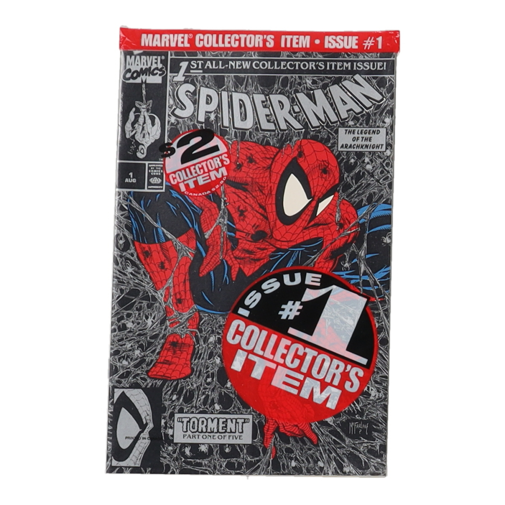 1990 "Spider-Man: Torment" Issue #1 Silver Variant Marvel Comic Book | Pristine Auction