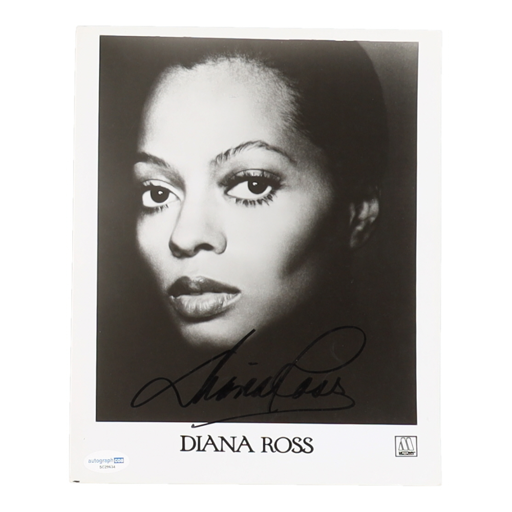 Diana Ross Signed 8x10 Photo (AutographCOA) | Pristine Auction