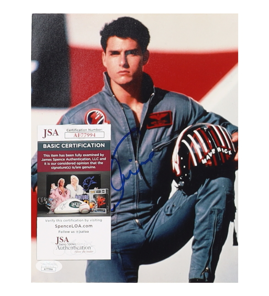 Tom Cruise Signed "Top Gun" 8x10 Photo (JSA) | Pristine Auction