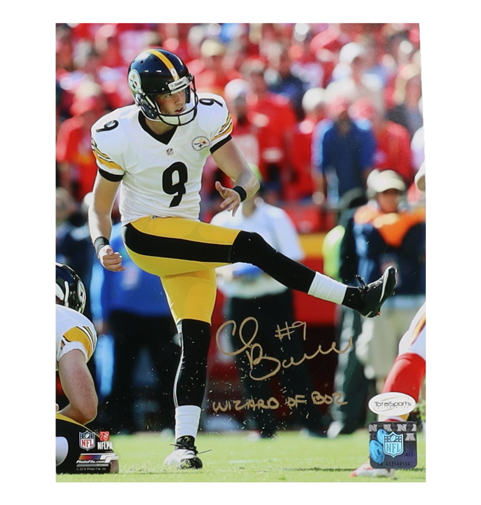 Chris Boswell Signed Steelers 8x10 Photo Inscribed "Wizard of Boz" (TSE ...