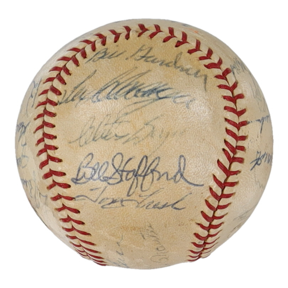 1961 New York Yankees OAL Baseball Team-Signed by (25) with Yogi Berra ...