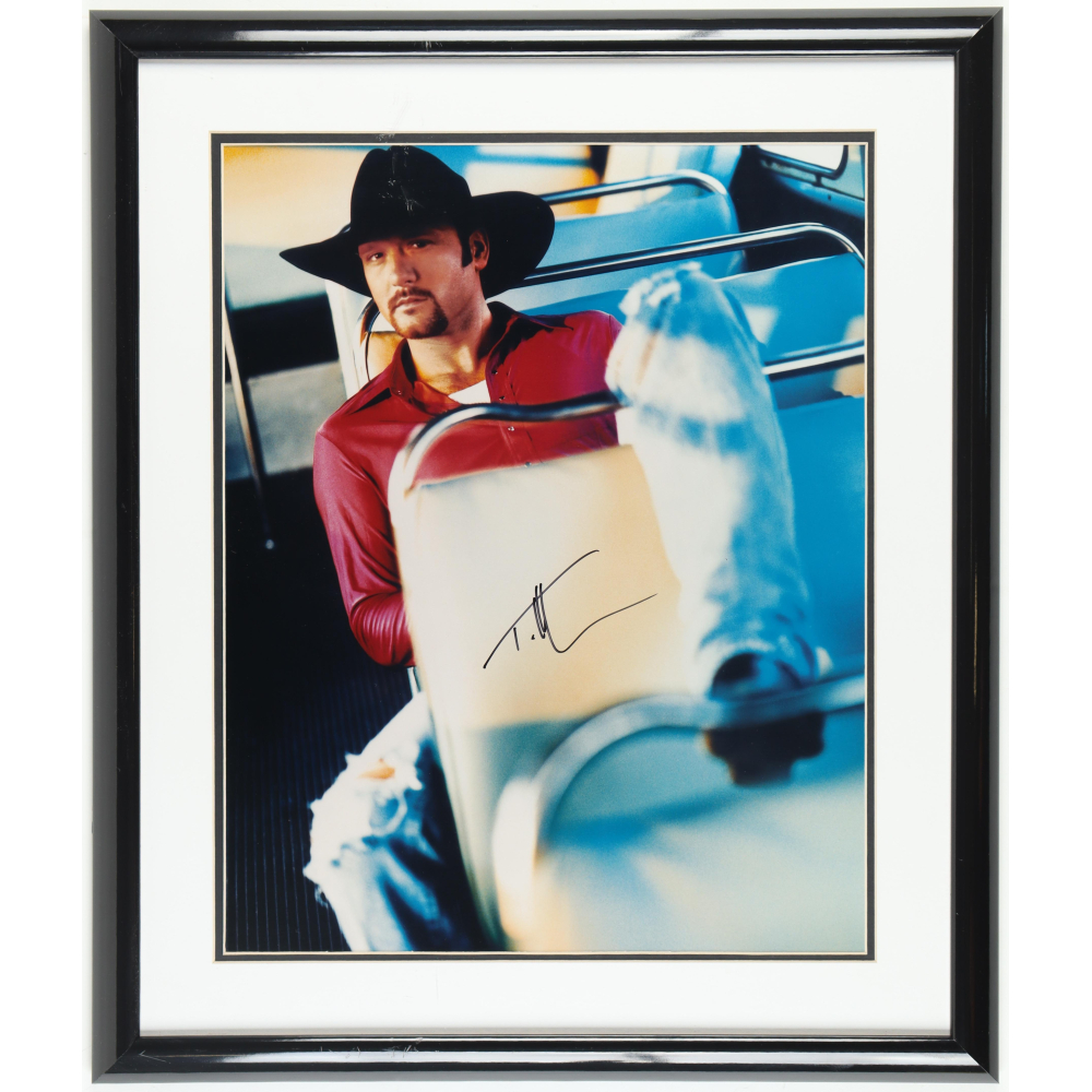 Tim McGraw Signed Custom Framed Photo Display (Beckett) | Pristine Auction