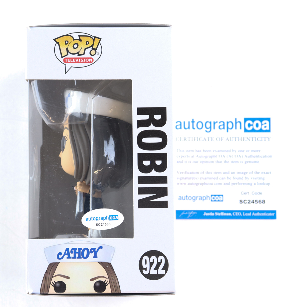 Maya Hawke Signed "Stranger Things" #922 Robin Funko Pop! Vinyl Figure ...