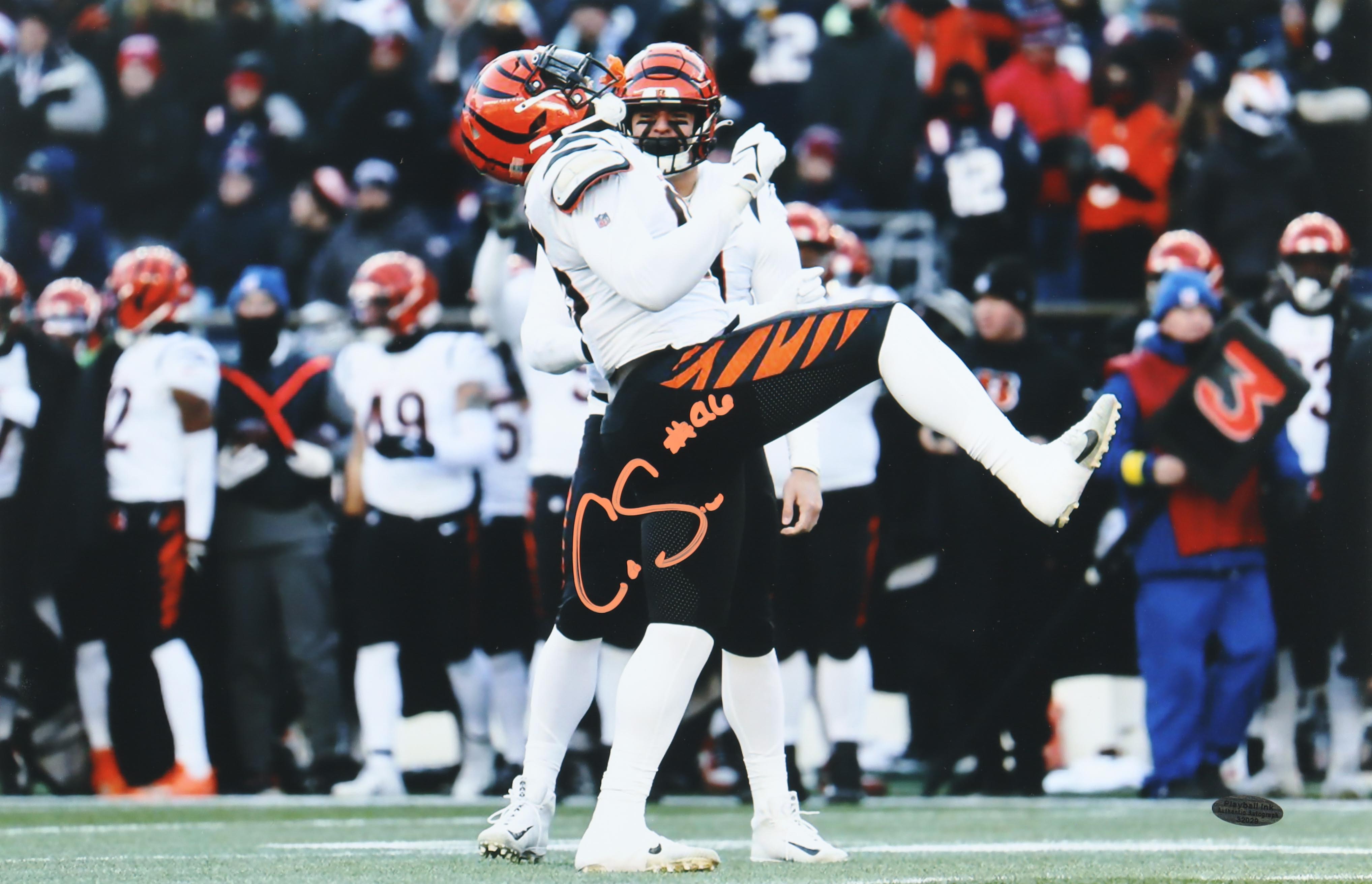 Cam Sample Signed Bengals 11x14 Photo (Playball Ink) | Pristine Auction
