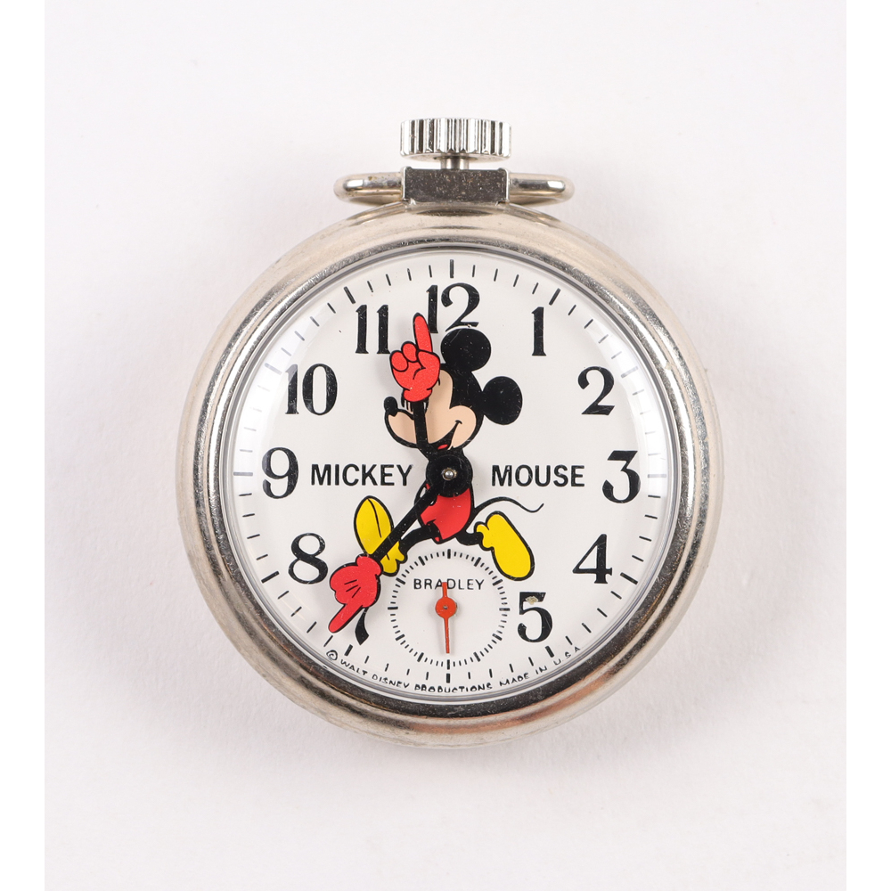 Walt Disney Mickey Mouse Pocket Watch With Original Disney Box ...