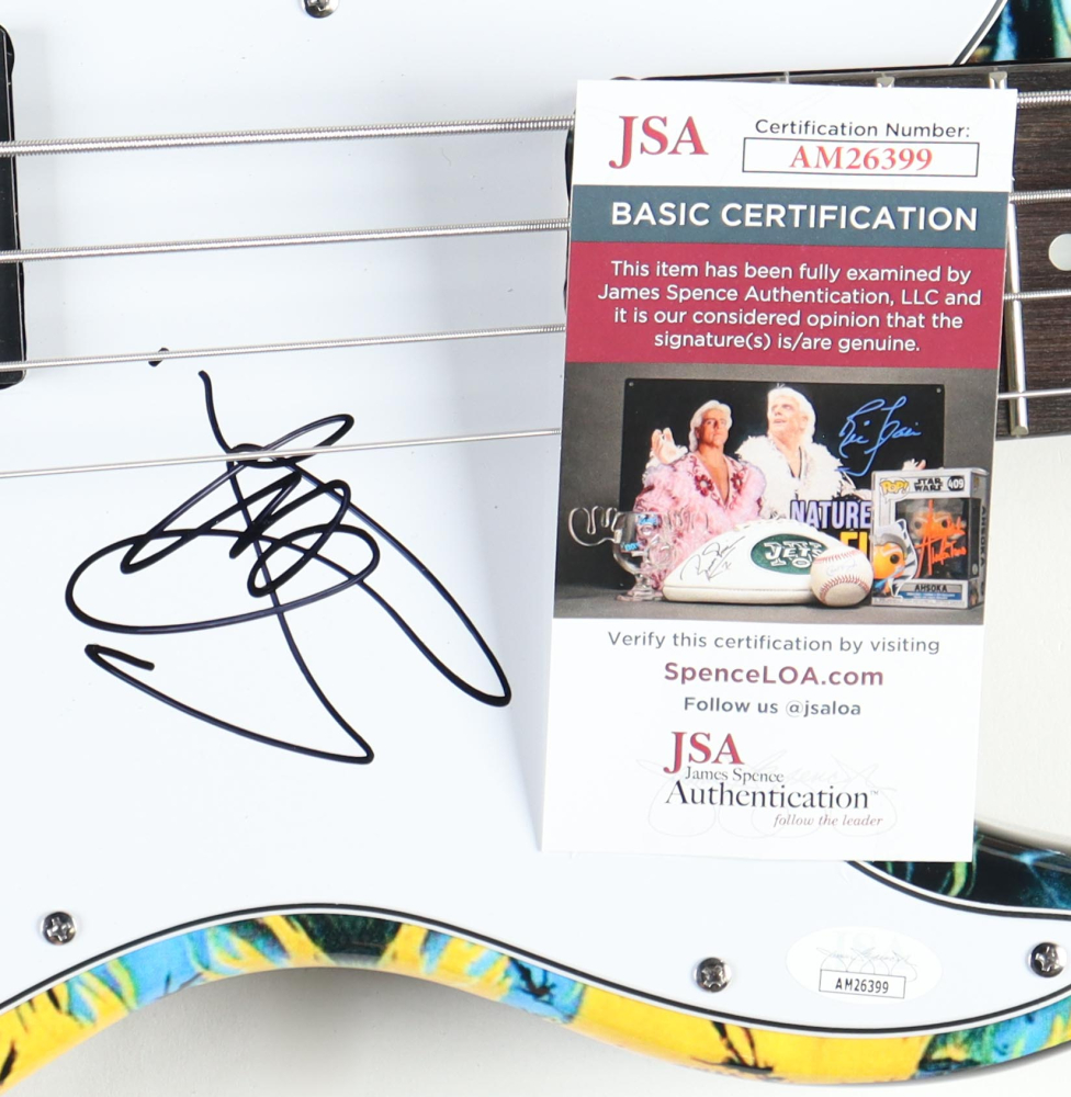 Steve Harris Signed "Iron Maiden" Full-Size Electric Bass Guitar (JSA ...