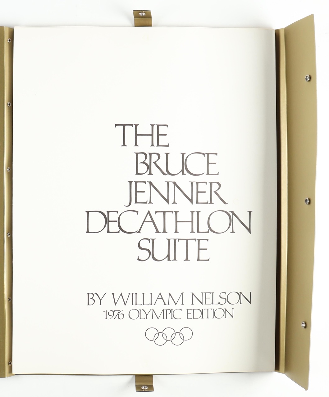 Bruce Jenner & William Nelson Signed "The Bruce Jenner Decathalon Suite ...